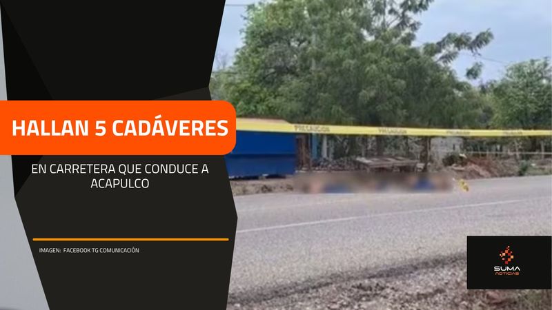 SUMA Noticias - Hallan 5 cadáveres en carretera que conduce a Acapulco